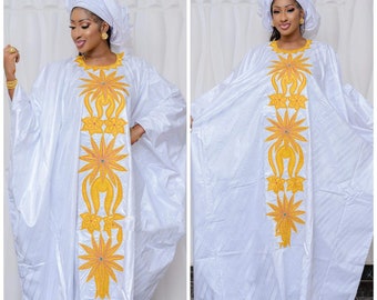 Bazin Riche Boubou, Getzner Magnum, Plus Size African Dress, Bazin ...