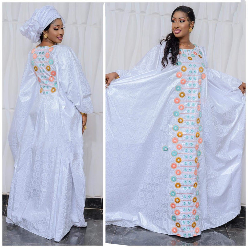 Bazin Riche Boubou, Getzner Magnum, Plus Size African Dress, Bazin ...