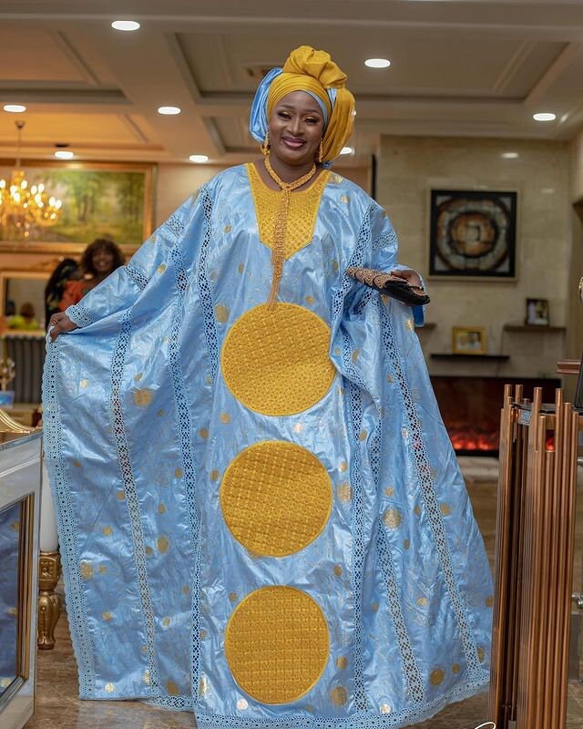 Bazin Riche Boubou, Getzner Magnum, Plus Size African Dress, Bazin ...