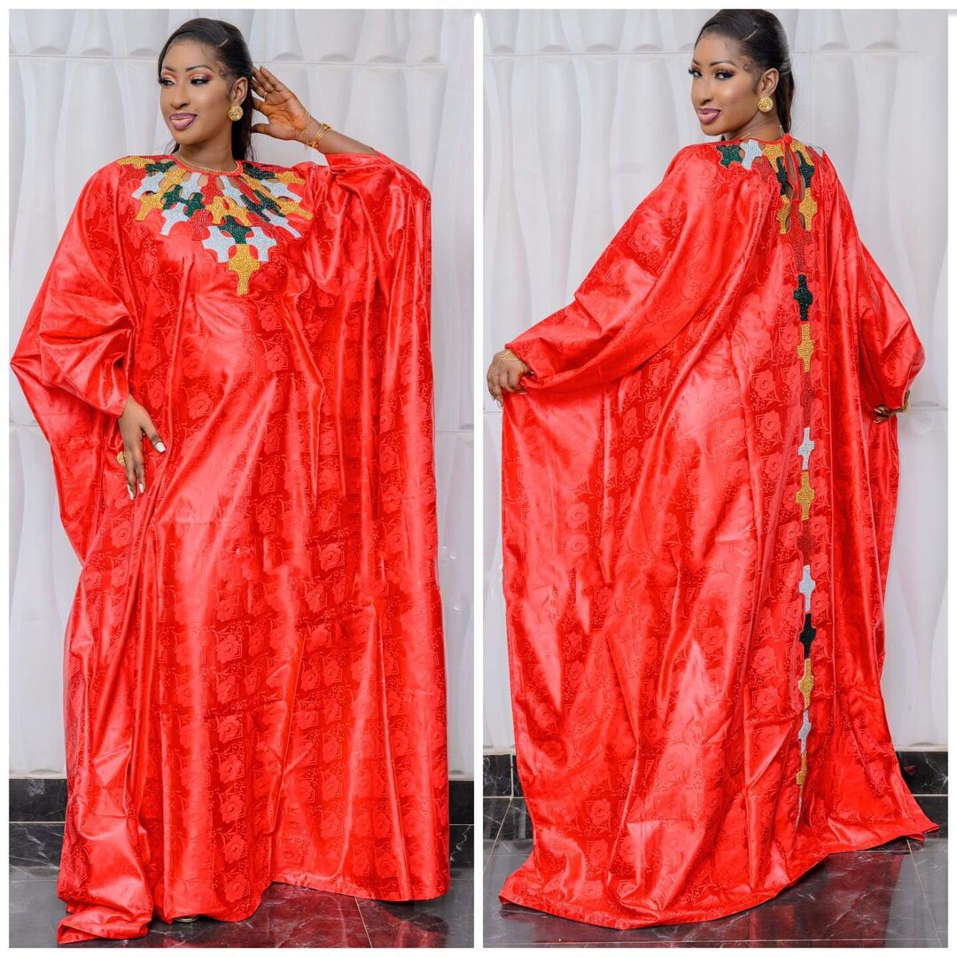 Bazin Riche Boubou, Getzner Magnum, Plus Size African Dress, Bazin ...
