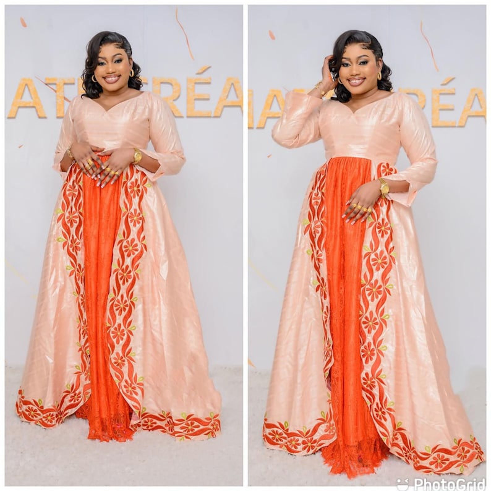 Bazin Gown, Getzner Super Magnum, Bazin Rich Fabric, African Fabric ...