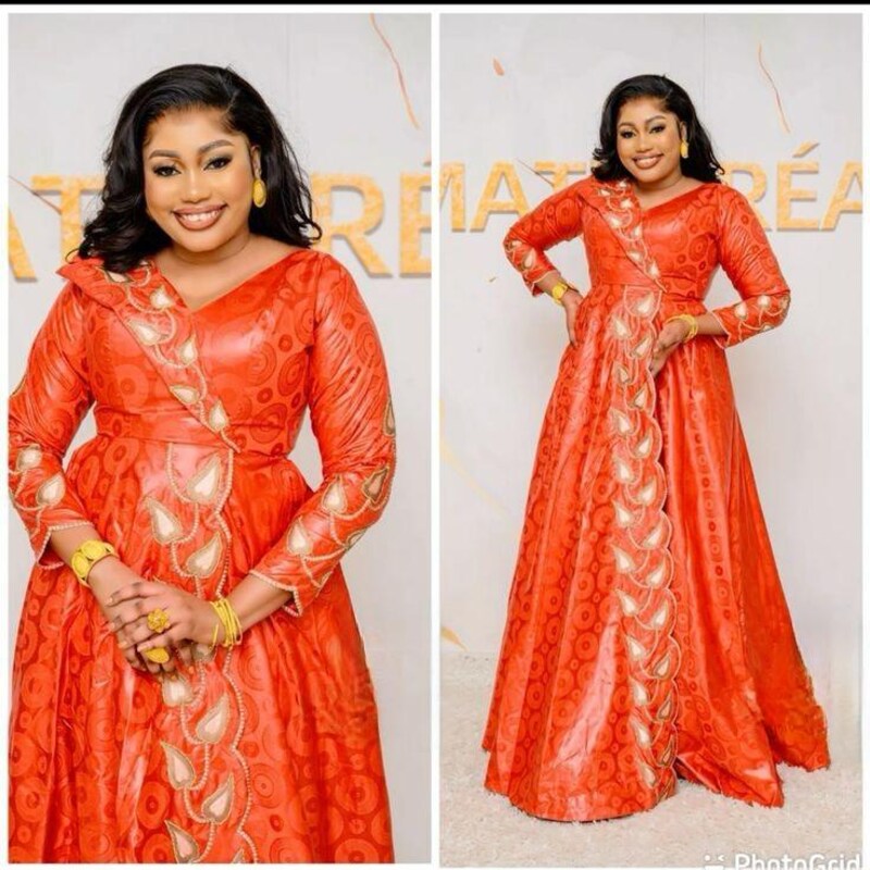 Bazin Riche Dress - Etsy