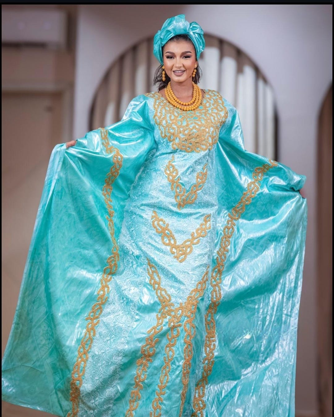 Bazin Riche Boubou, Getzner Magnum, Plus Size African Dress, Bazin ...