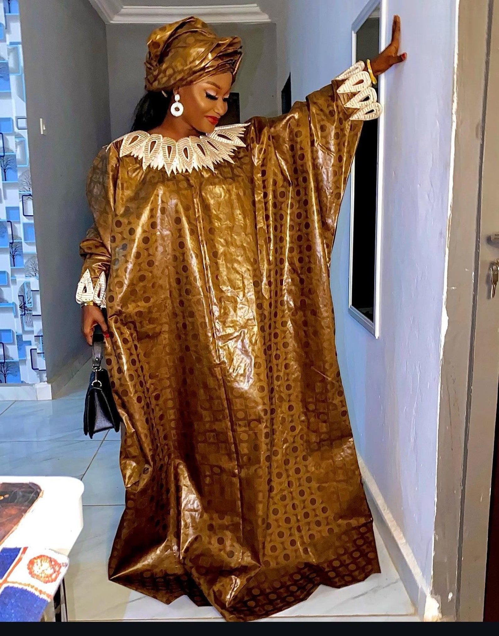 Bazin Riche Boubou, Getzner Magnum, Plus Size African Dress, Bazin ...