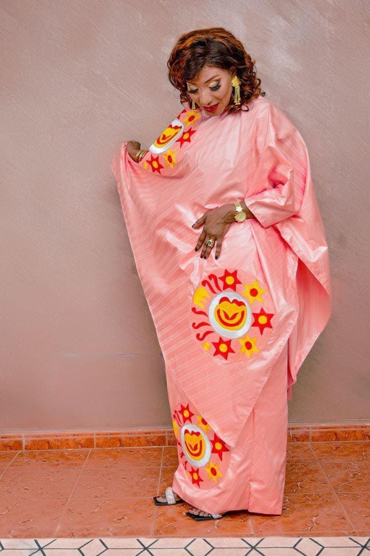 Bazin Grand Boubou, Getzner Super Magnum, Bazin Rich Fabric, African ...