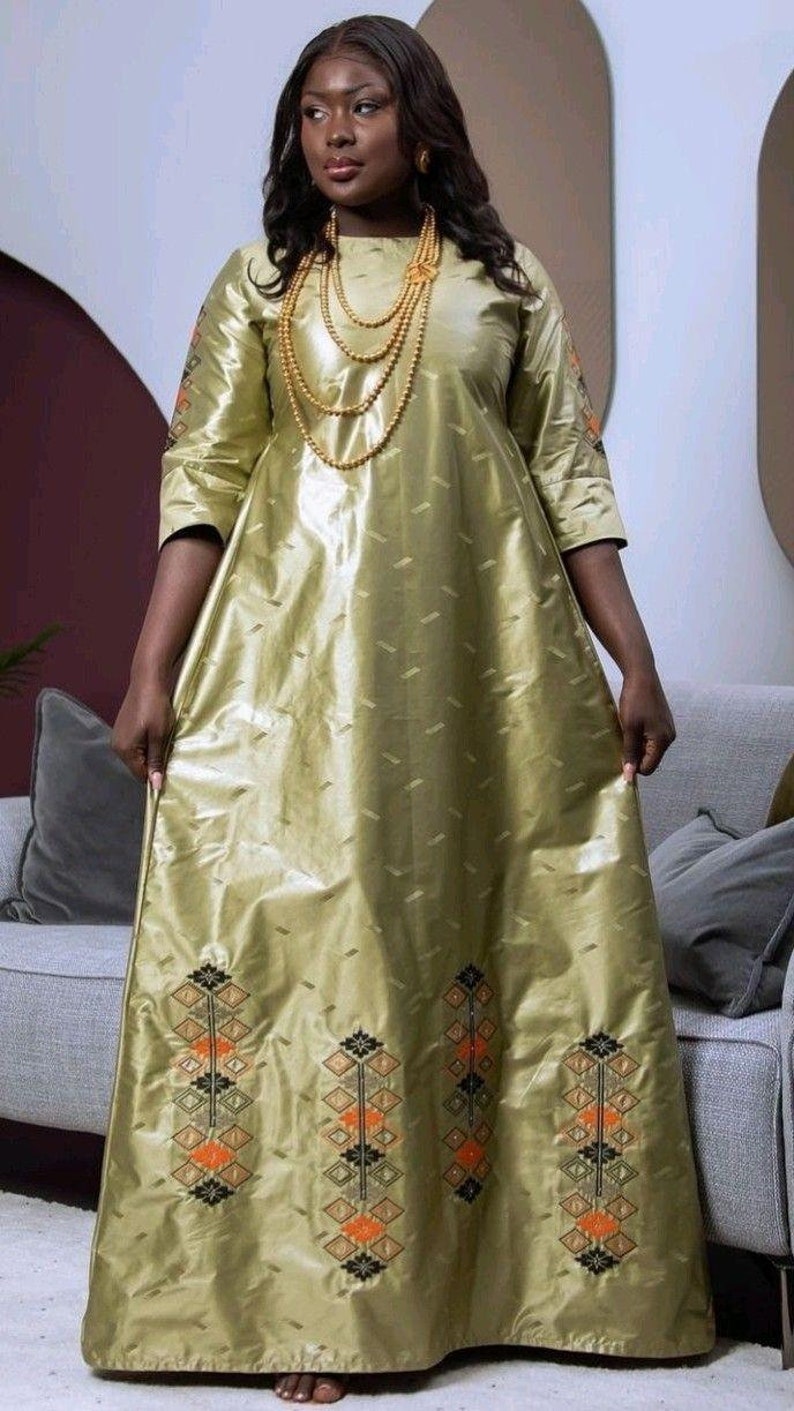 Bazin Grand Boubou, Getzner Super Magnum, Bazin Rich Fabric, African ...