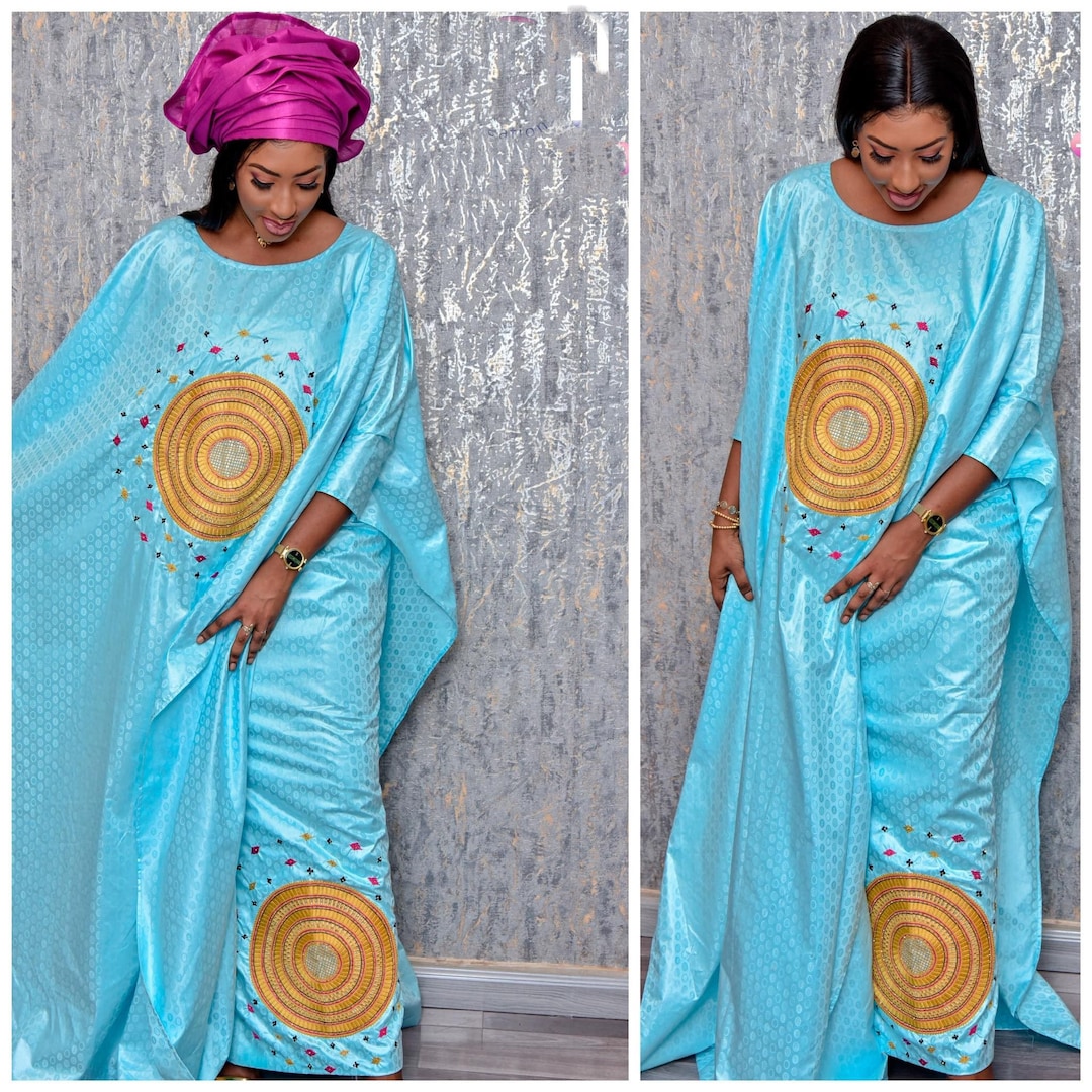 Bazin Riche Boubou, Getzner Magnum, Plus Size African Dress, Bazin ...