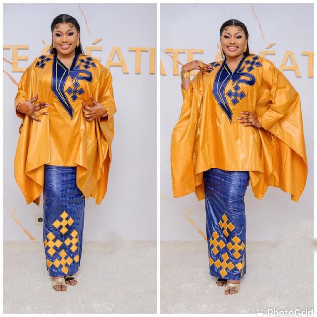 Bazin Grand Boubou, Getzner Super Magnum, Bazin Rich Fabric, African ...