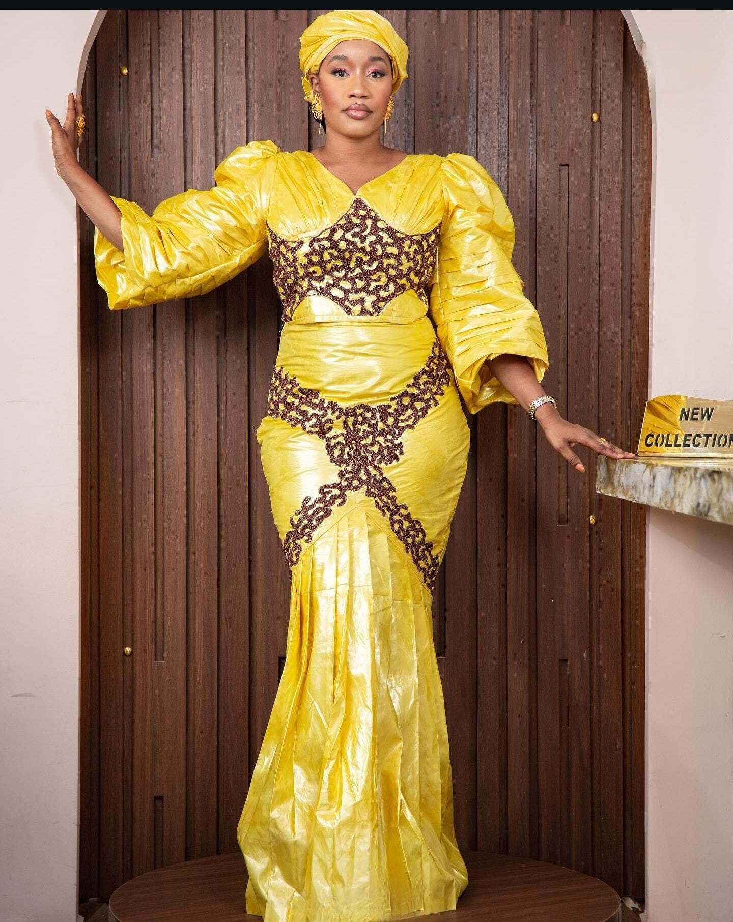 Bazin Gown, Getzner Super Magnum, Bazin Rich Fabric, African Fabric ...