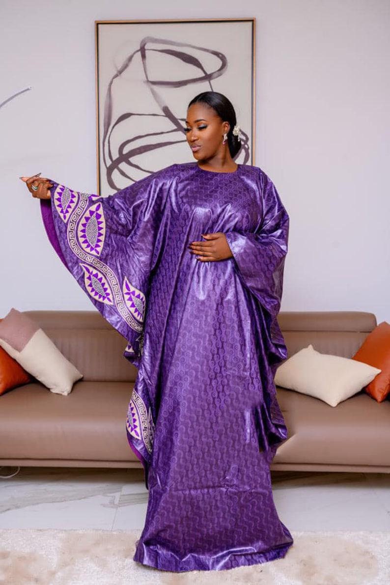 Bazin Grand Boubou, Getzner Super Magnum, Bazin Rich Fabric, African ...