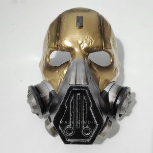 Apex Legends Caustic Mask Blackhearth Skin, Apex Mask - Etsy