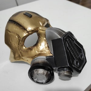 Apex Legends Caustic Mask Blackhearth Skin Apex Mask - Etsy