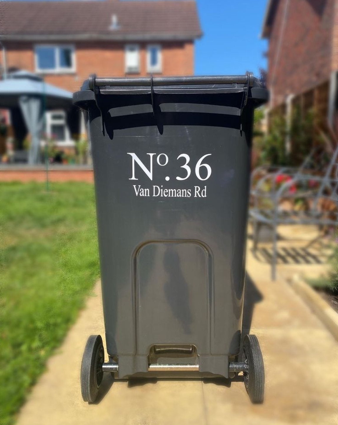 Personalised Wheelie Bin Stickers Vinyl Stickers for Bin - Etsy UK