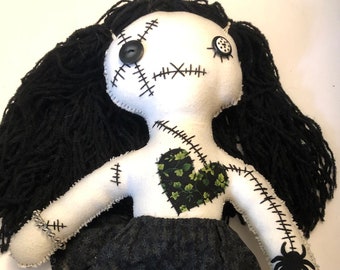 Gothic Rag Doll - Etsy