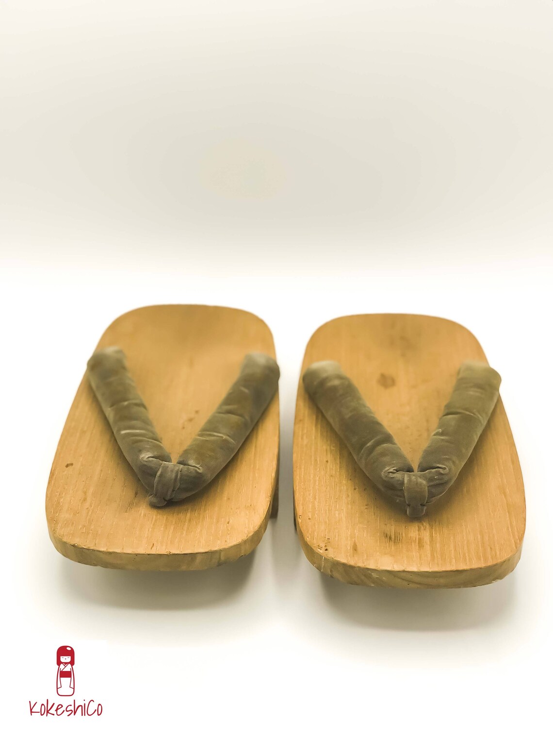 Geta Vintage Japanese Handmade Wooden Sandals Traditional Etsy