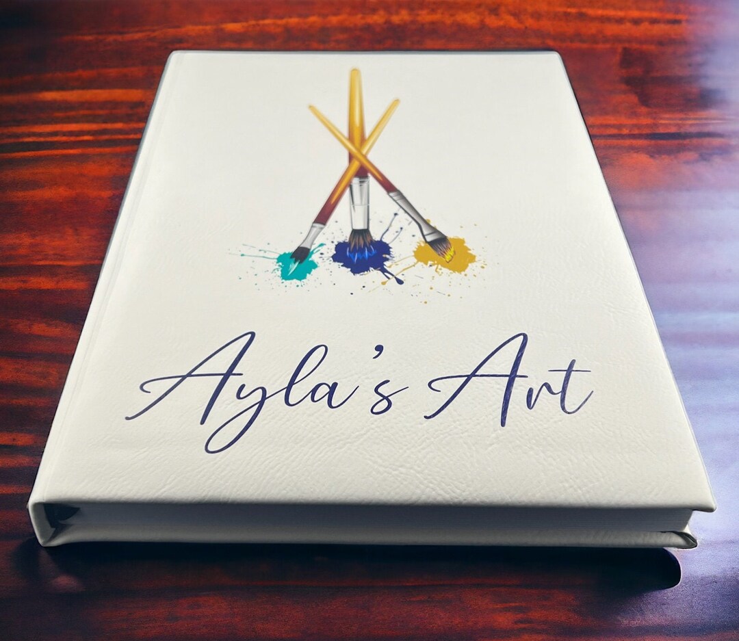 Personalized Art Coloring Book | Artist Sketch Book | 7 X 9.75" - Etsy