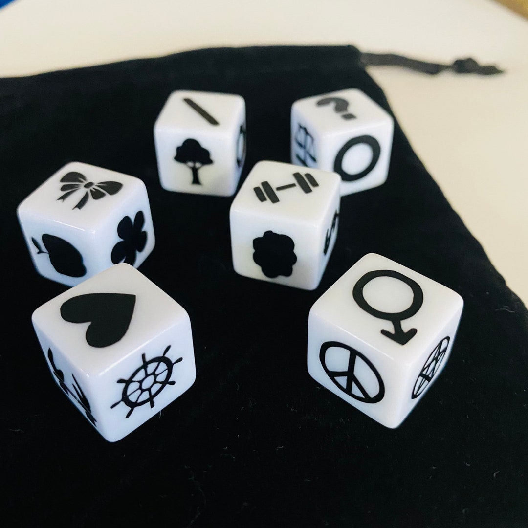Divination Dice Set | Dice Oracle | 6 Divination Dice | Charm Casting ...