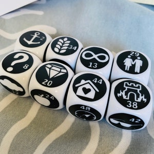 Oracle Dice 8 Dice 48 Symbols Oracle for Beginners Divination Tools ...