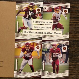 Washington Commanders Card | "i Love You More Than You Love the ...