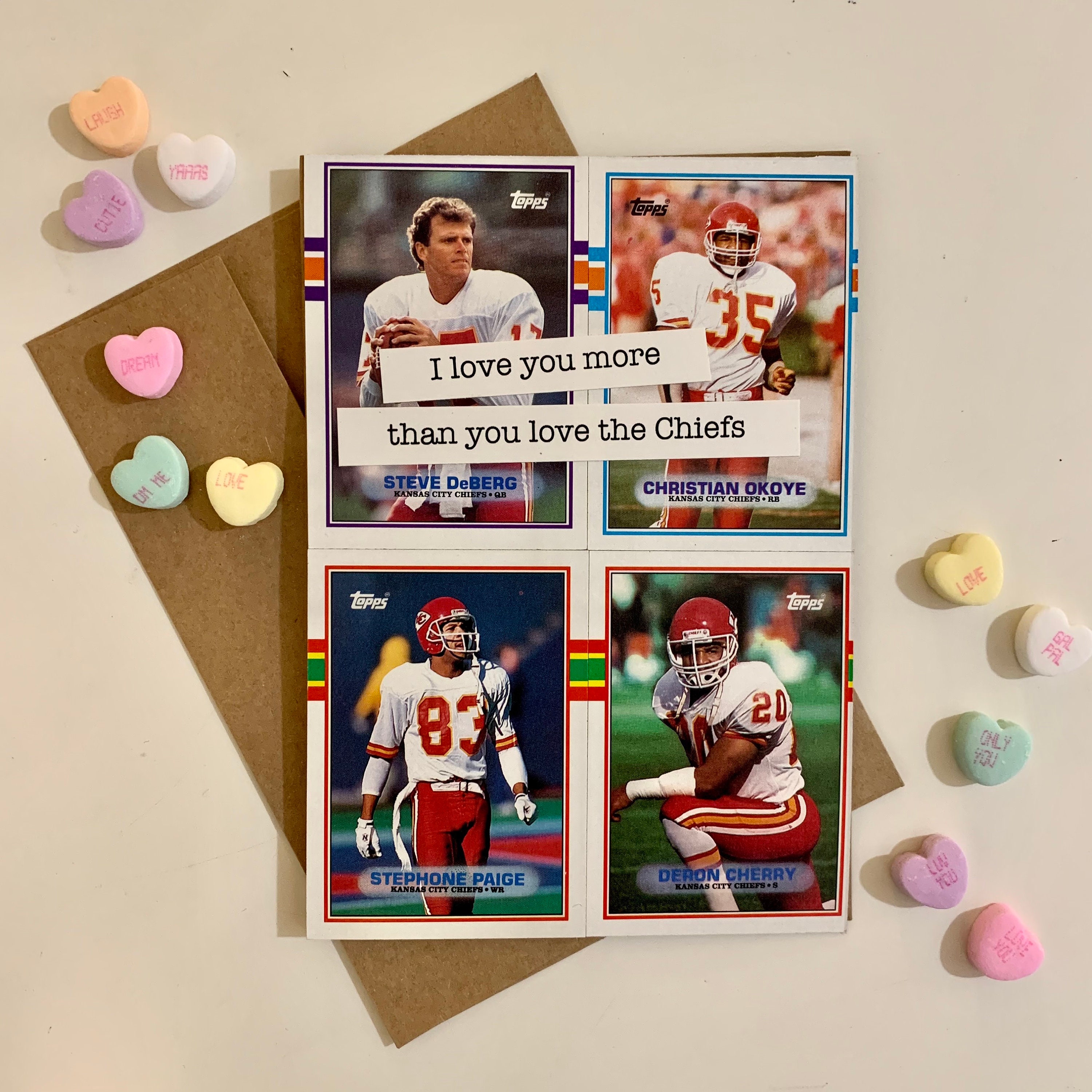 Los Angeles Rams Card i Love You More Than You Love - Etsy