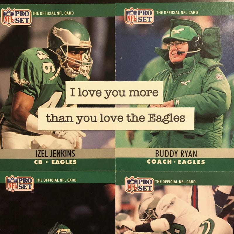 Philadelphia Eagles Birthday Card - Etsy