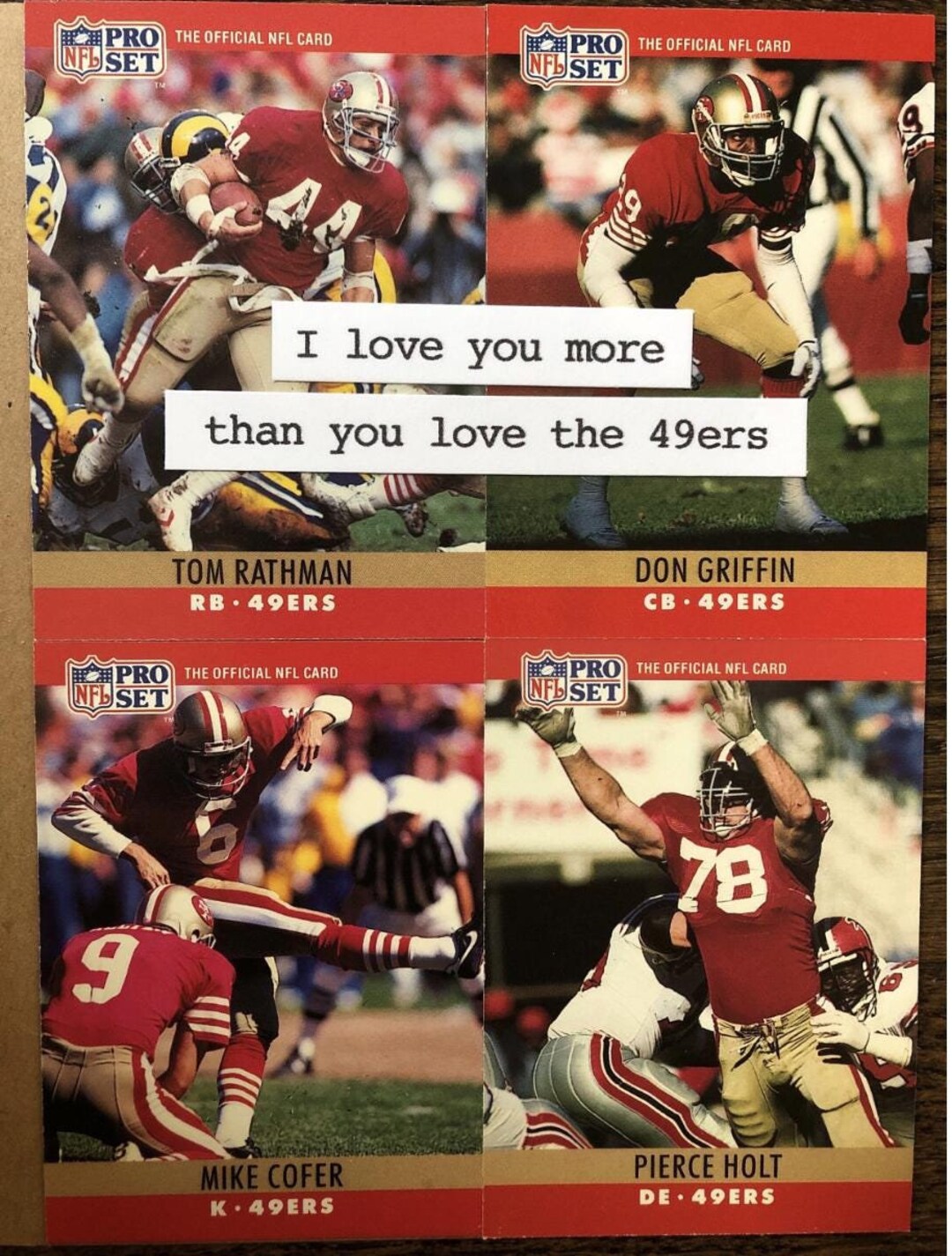 San Francisco 49ers Card | "i Love You More Than You Love the 49ers ...