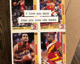 Hawks Birthday Card - Etsy