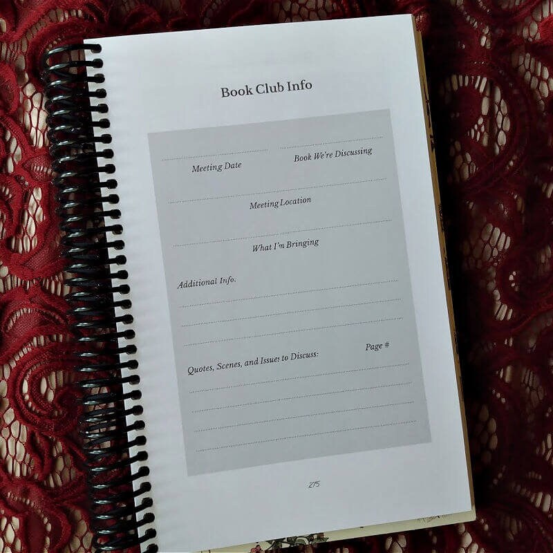 Book Journal - Reading Log Journal - Book Tracker - Book Lover's ...