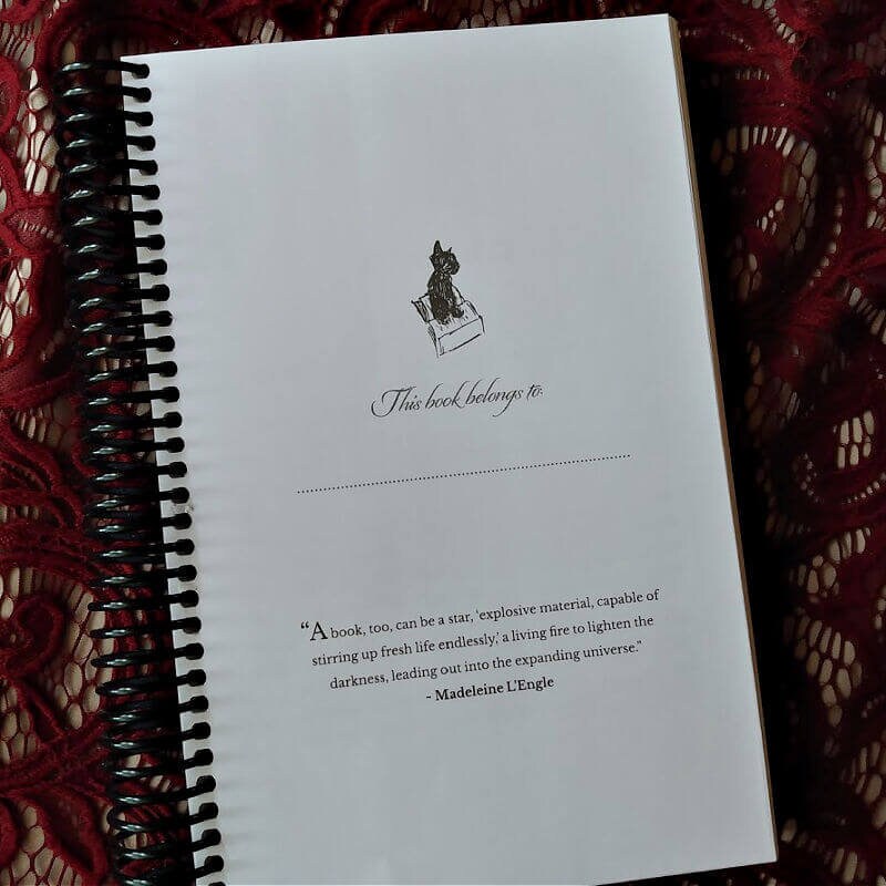 Book Journal - Reading Log Journal - Book Tracker - Book Lover's ...