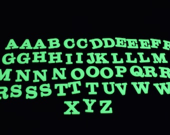Glow Dark Letters - Etsy