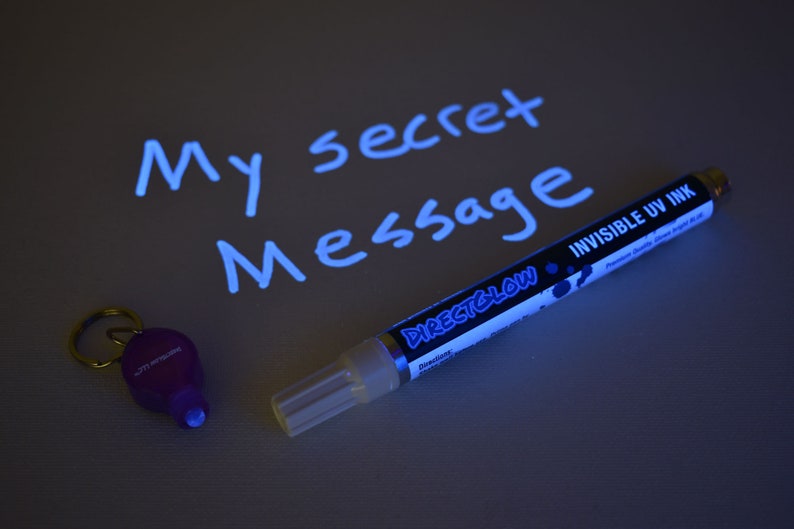 Directglow UV Blacklight Invisible Blue Ink Ultraviolet - Etsy