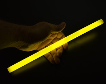 Directglow 12 Inch Red Jumbo Glow Sticks Bulk Glow in the Dark for Glow ...