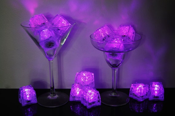 Litecubes 3 Mode Pink Light up Flashing LED Ice Cubes Party Supply Etsy UK