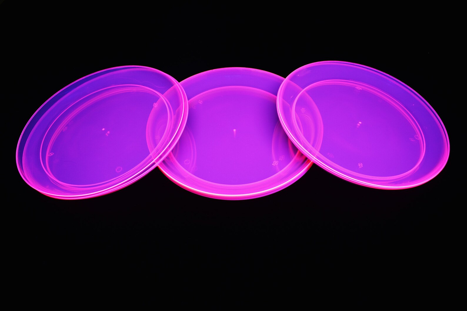 Directglow Neon Blacklight Reactive Hard Plastic 9 Inch Pink Party ...