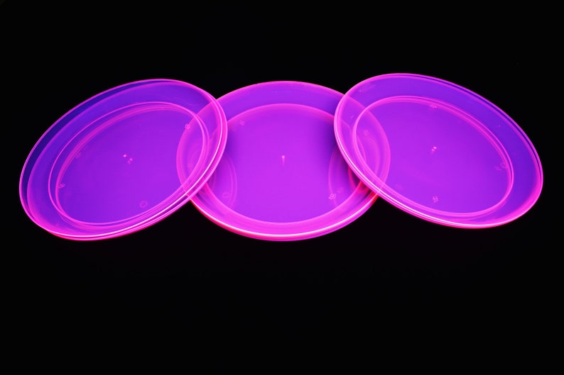 Directglow Neon Blacklight Reactive Hard Plastic 9 Inch Pink - Etsy