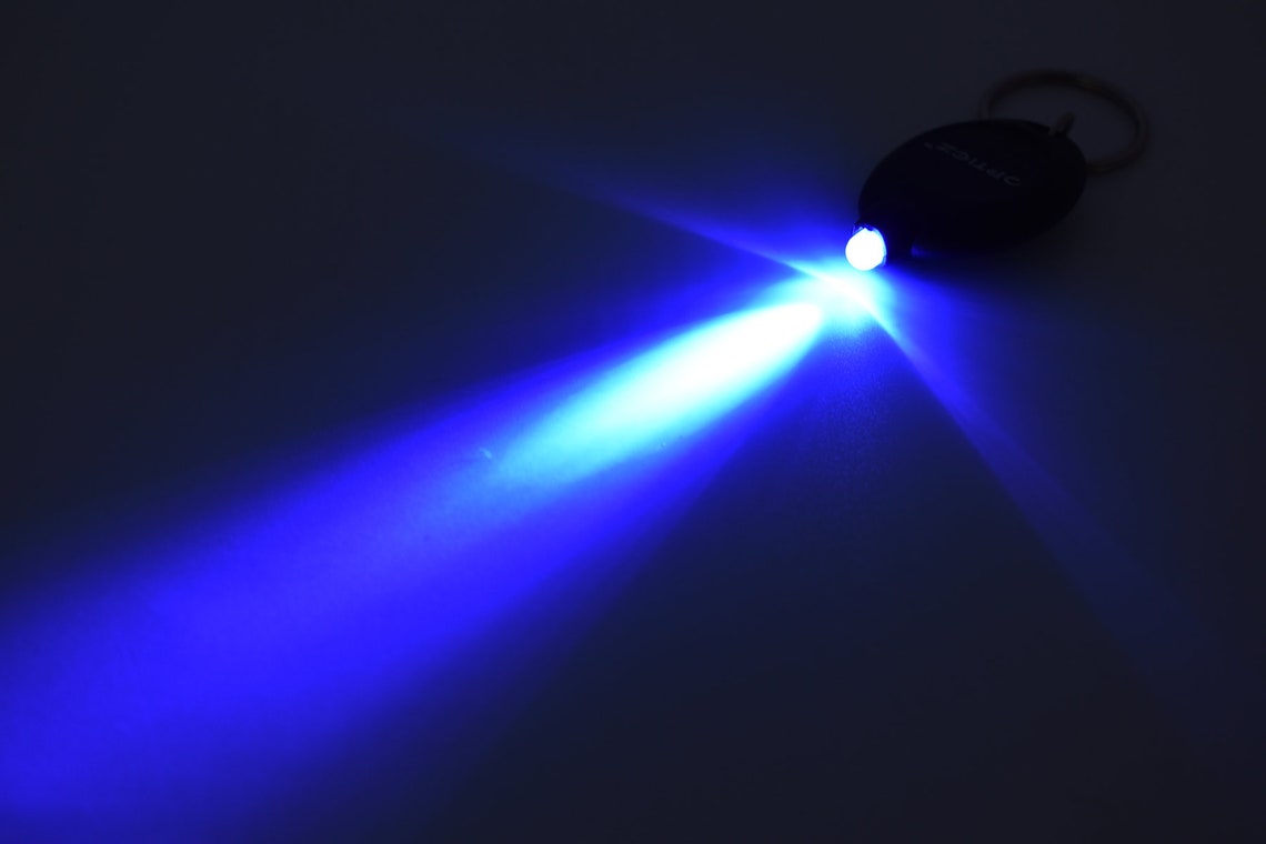 Opticz Oval 395 Nm UV Torch LED Keychain Flashlight Ultraviolet ...