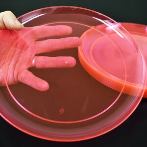 Directglow Neon Blacklight Reactive Hard Plastic 9 Inch Pink Party ...