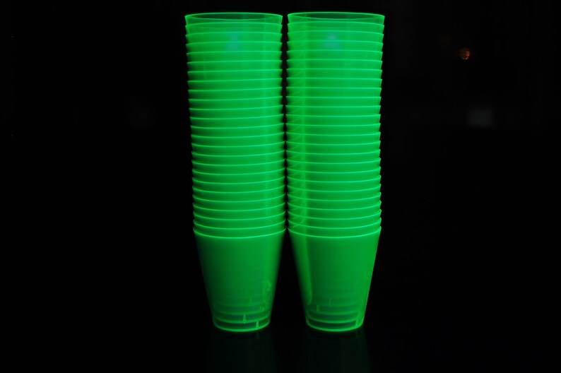 Directglow 2oz Neon Green UV Blacklight Reactive Glow Party Shot ...