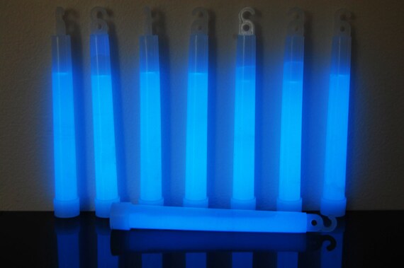 DirectGlow 6 inch Aqua Safety Glow Sticks with Lanyards Bright | Etsy