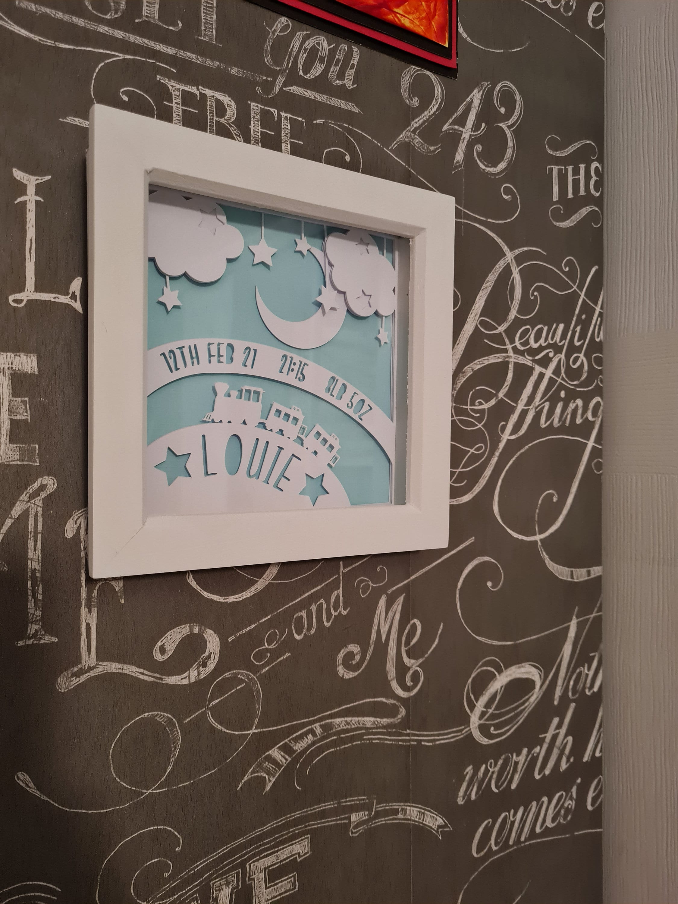 Baby Boy Details Shadow Box Keepsake Gift. New Baby - Etsy UK