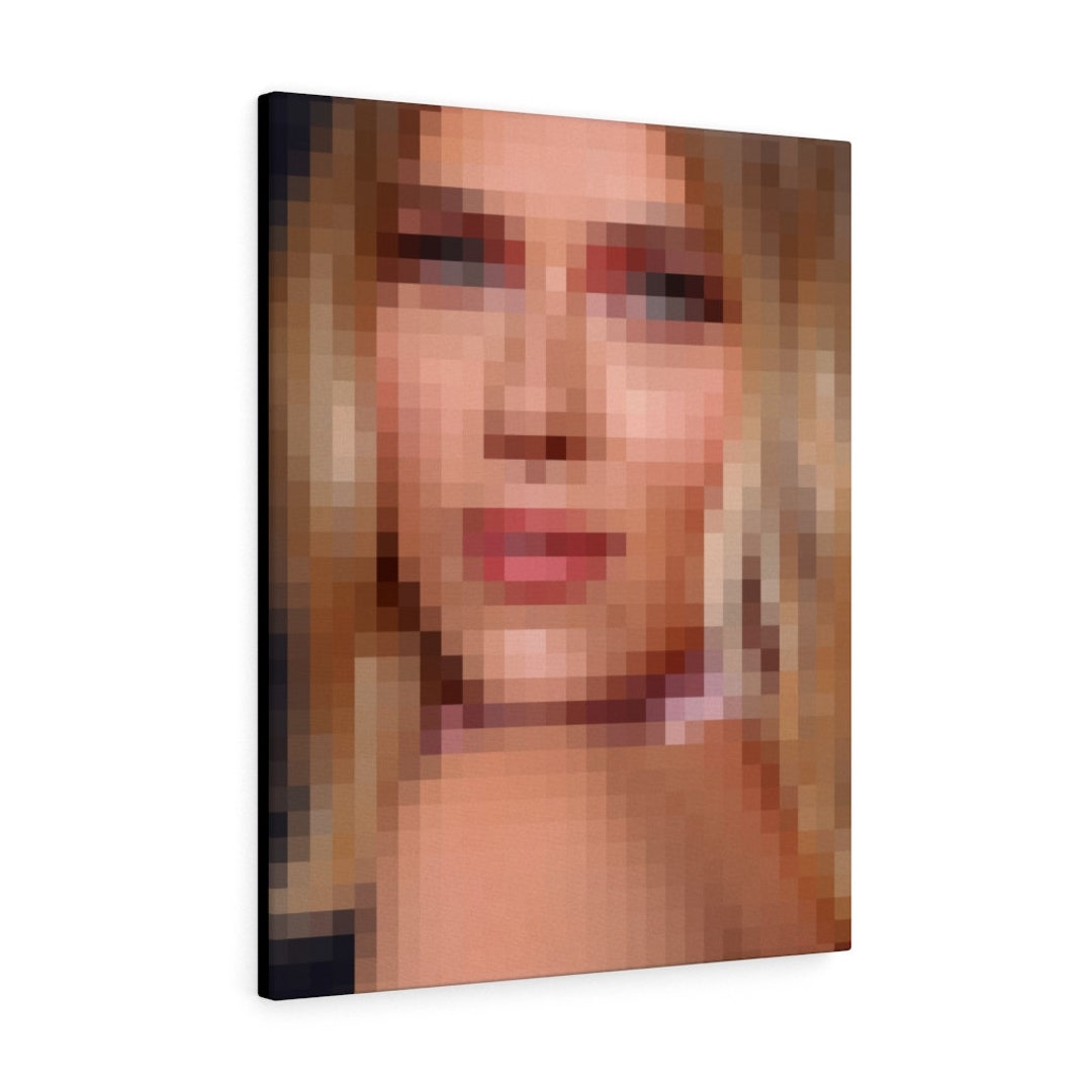 Pixelated Pop Art Portrait – Mosaic-style Custom Art From Your Photo ...