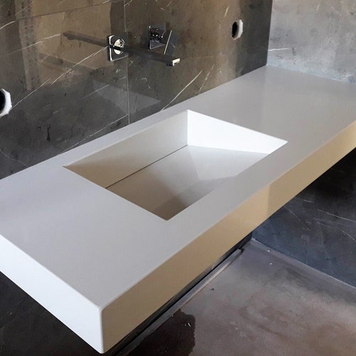 Luxury Marble Countertop With Basin - Etsy