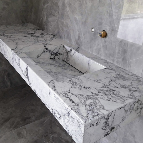 Modern Quartz Countertop With Basin - Etsy