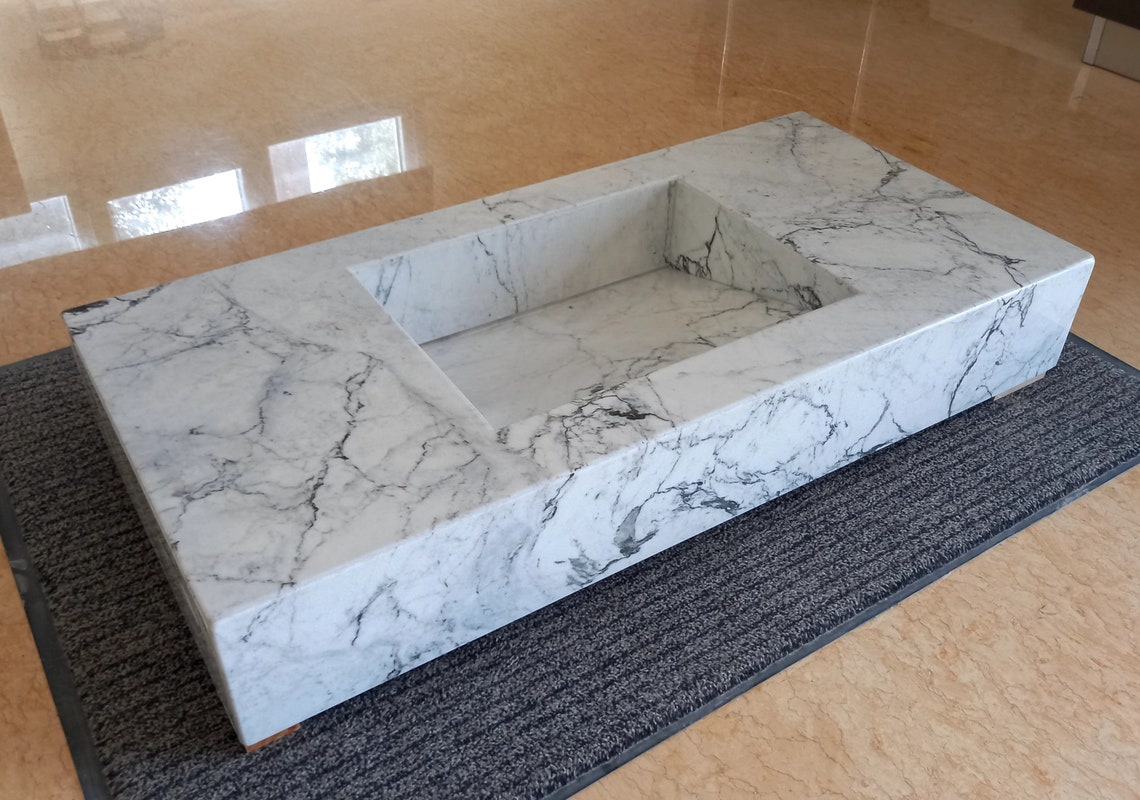 Luxury Marble Countertop With Basin - Etsy