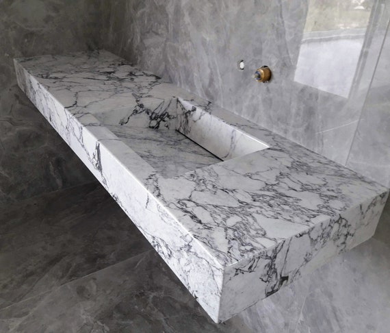 Luxury Marble Countertop With Basin - Etsy
