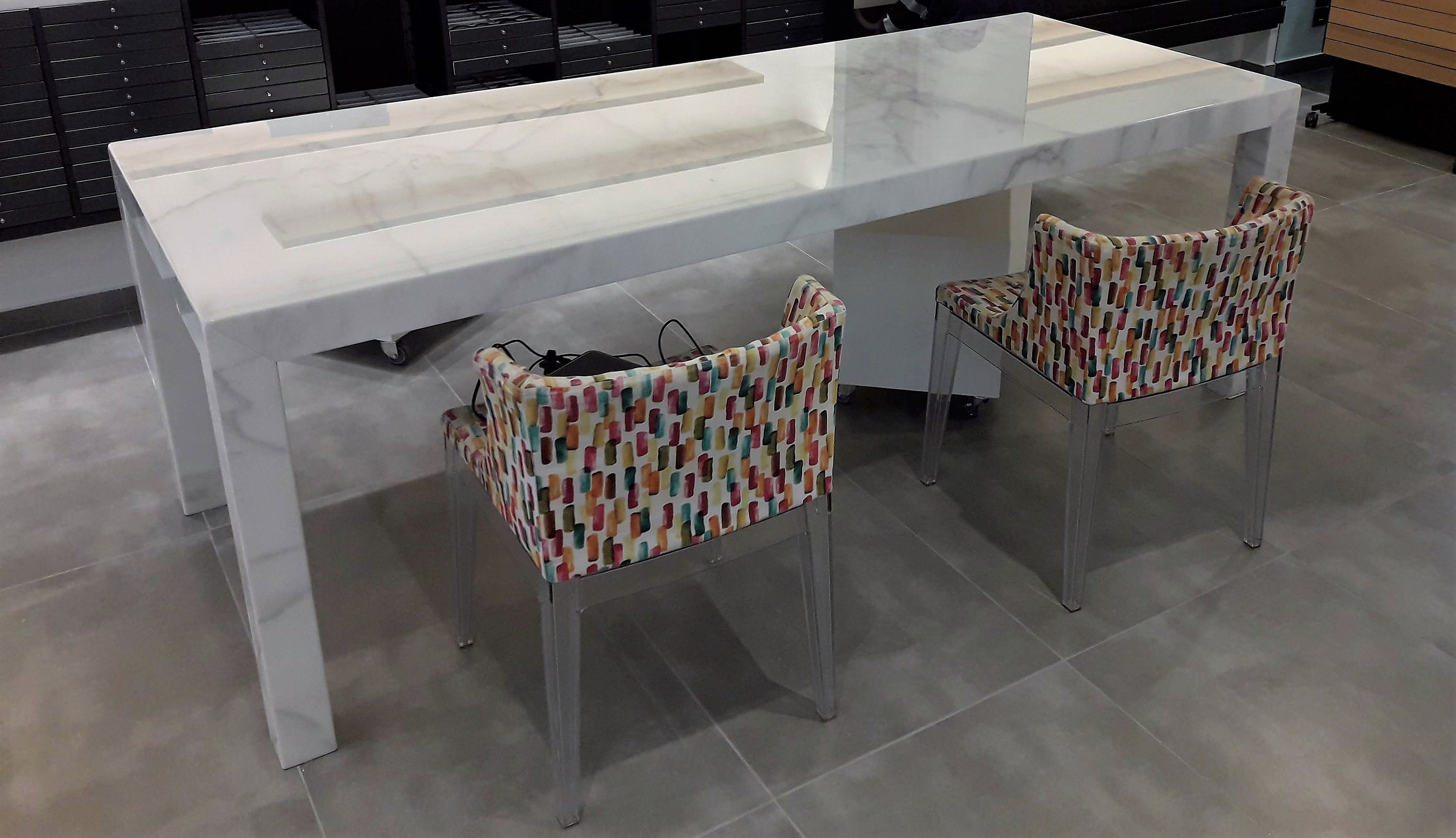 White Marble Dining Table - Etsy