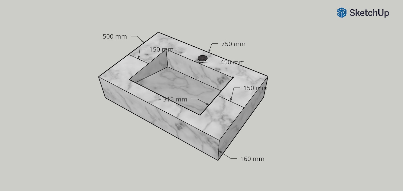 Luxury Marble Countertop With Basin - Etsy