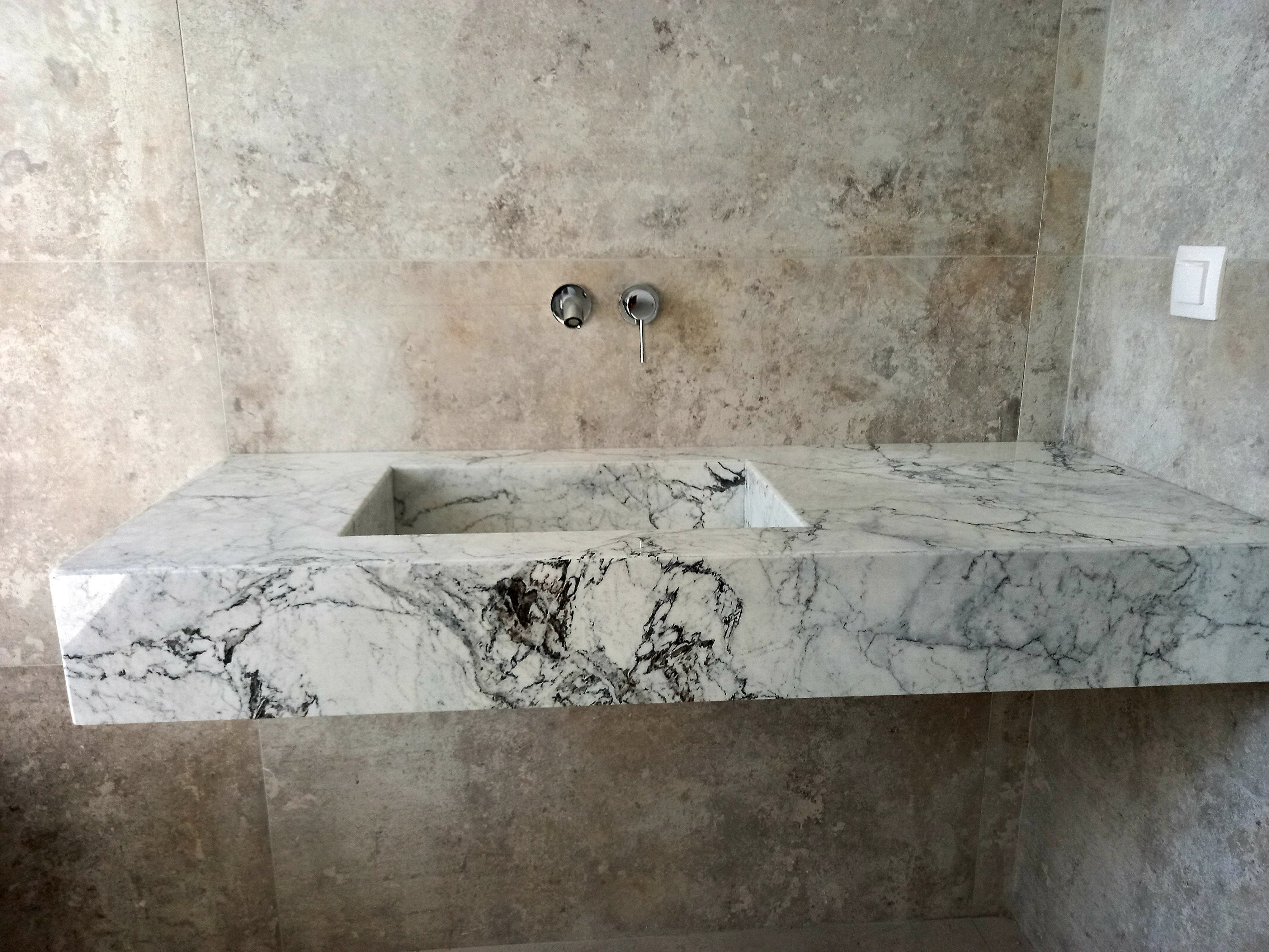 Luxury Marble Countertop With Basin - Etsy