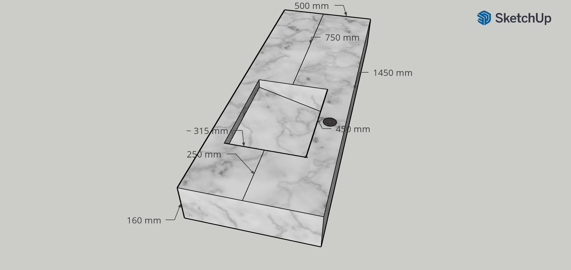 Luxury Marble Countertop With Basin - Etsy