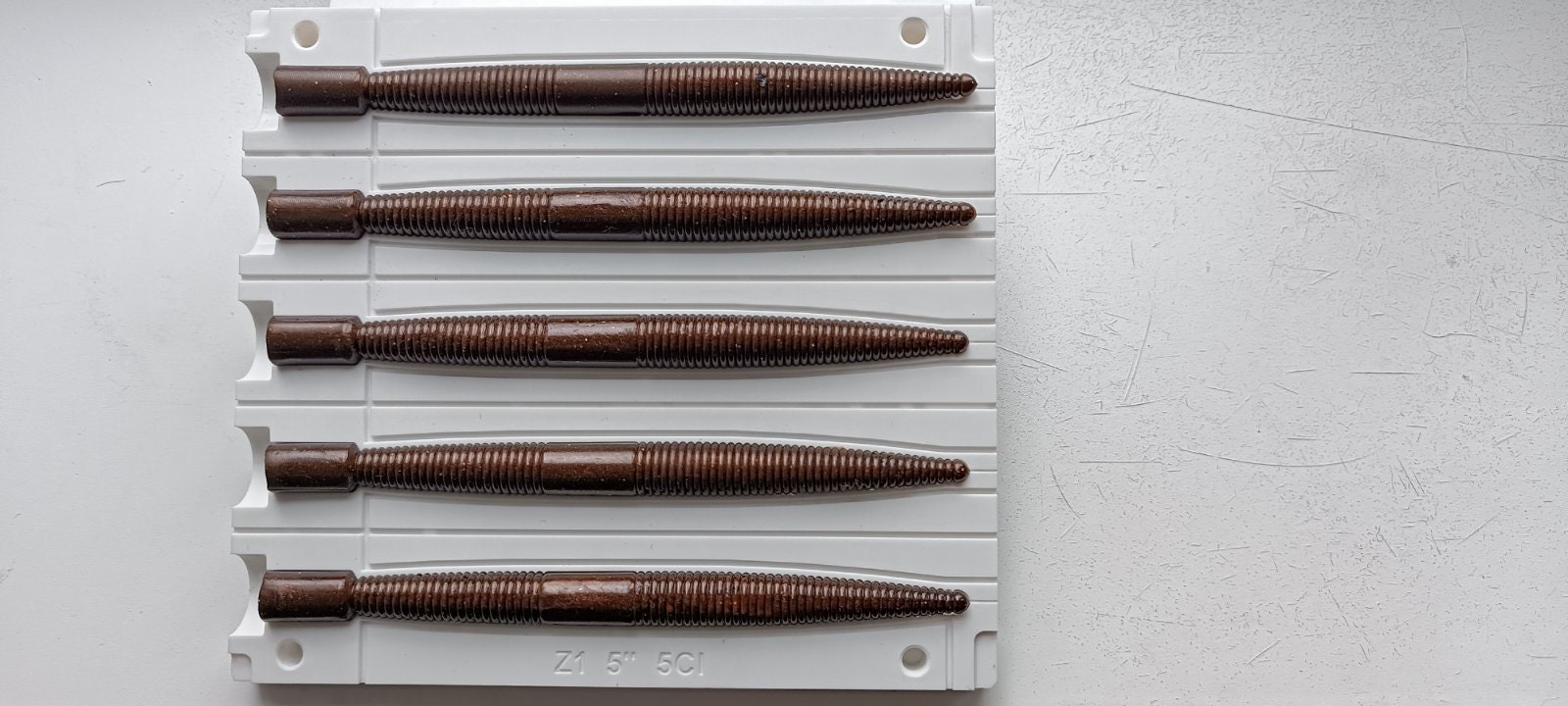 5-cavity Bait Mold Senko Worm Soft Plastic DIY Lure 5" - Etsy